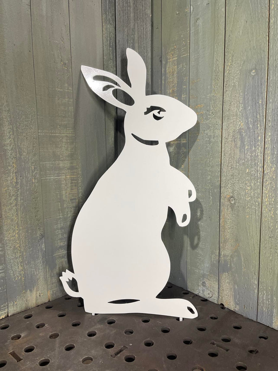 Rabbit Sign | Woodpost Metalworks