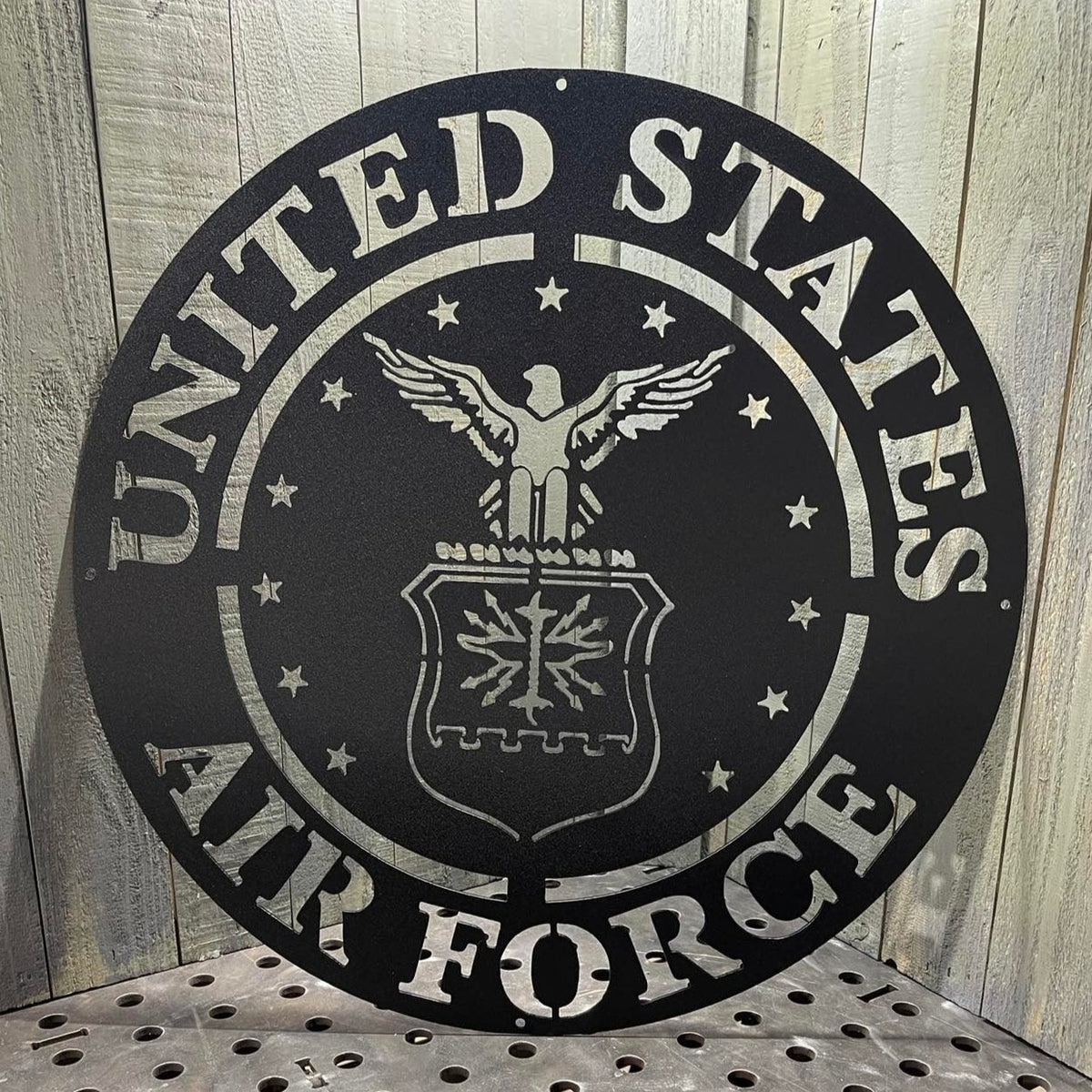US Air Force Crest | Woodpost Metalworks
