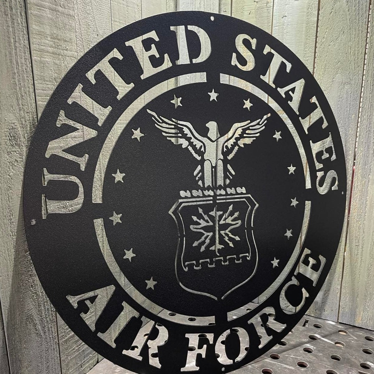 US Air Force Crest | Woodpost Metalworks