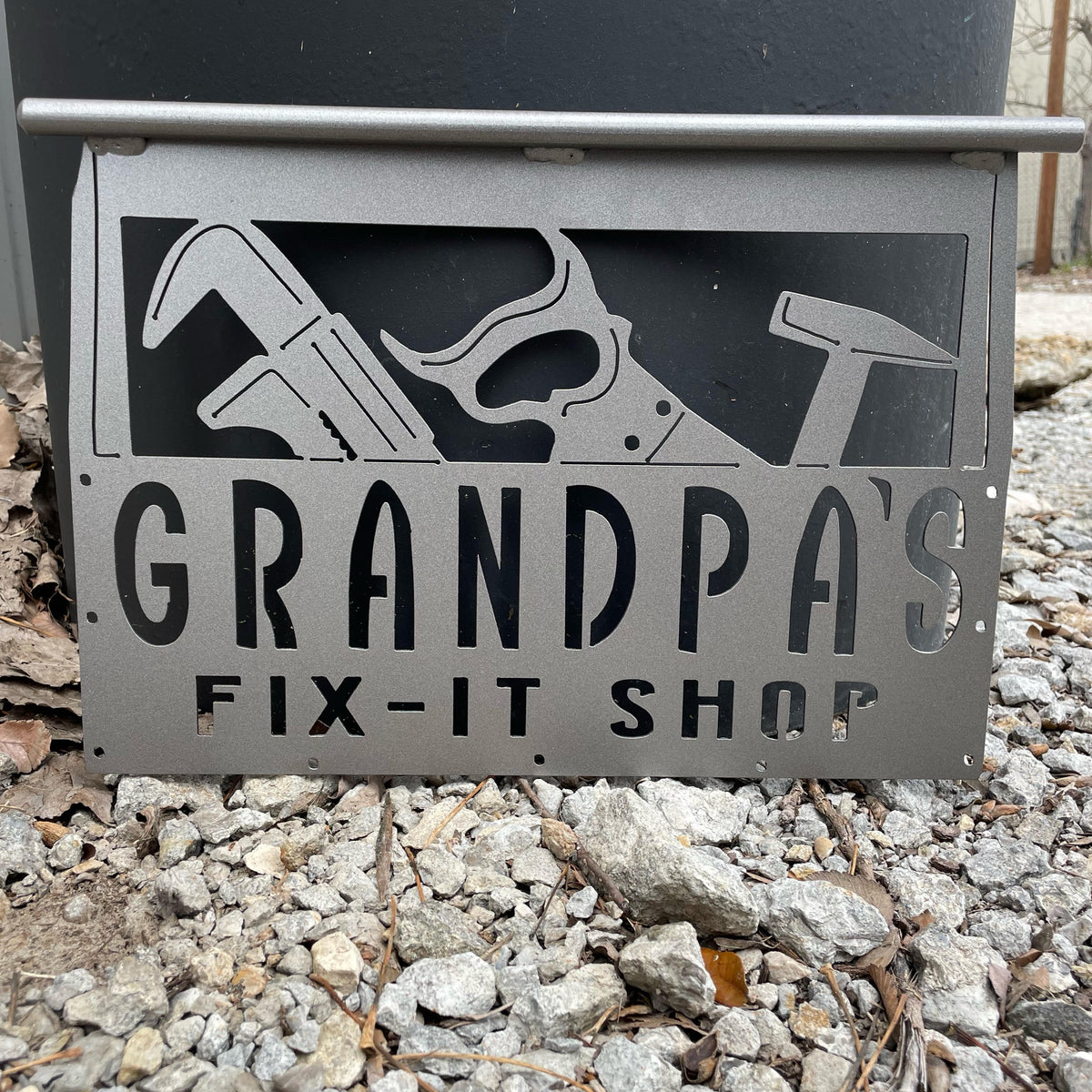 Custom Tool Box Sign | Woodpost Metalworks